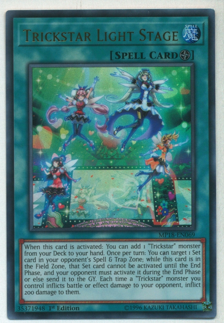 コナミ 魔法 MP18-EN069 TRICKSTAR LIGHT STAGE(1stEDITION) UR | まんだらけ Mandarake
