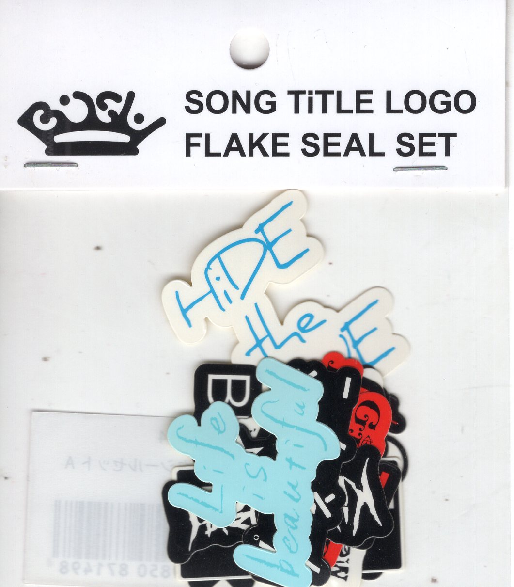 SONG TiTLE LOGO BiSH FLAKE SEAL SET A | まんだらけ Mandarake