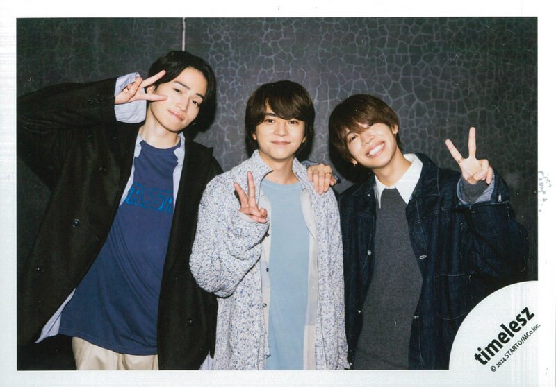 timelesz シングル because MV&ジャケ写 集合 公式写真 *1枚 | まんだらけ Mandarake