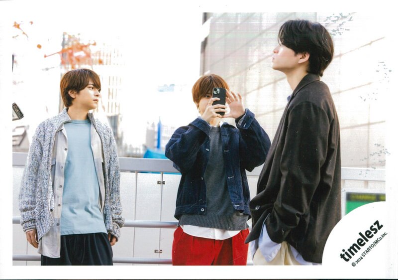 timelesz シングル because MV&ジャケ写 集合 公式写真 *1枚 | まんだらけ Mandarake