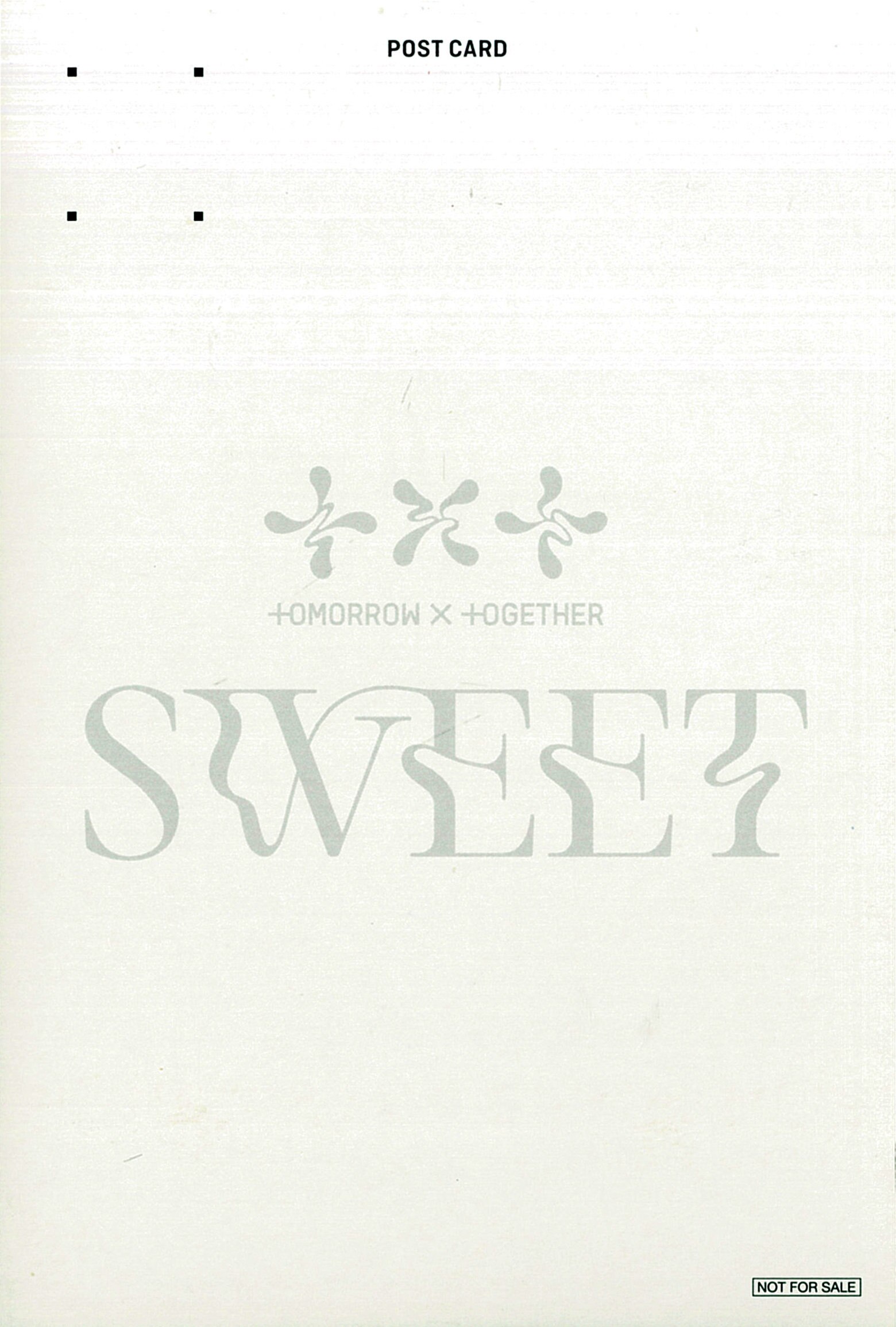 TXT SWEET POP-UP 渋谷109 SOOBIN ポストカード | まんだらけ Mandarake