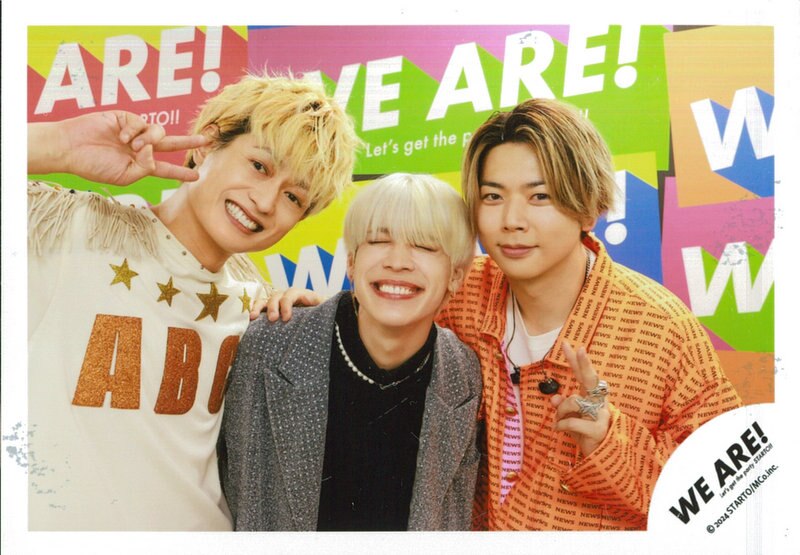 timelesz 24年WE ARE! Let’s get the party STARTO!! 松島聡/増田貴久/塚田僚一 公式写真 *1枚 | まんだらけ Mandarake