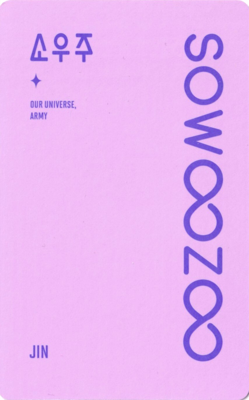 BTS DVD/DIGITAL CODE盤 JIN 2021 MUSTER SOWOOZOO 紫 | まんだらけ Mandarake