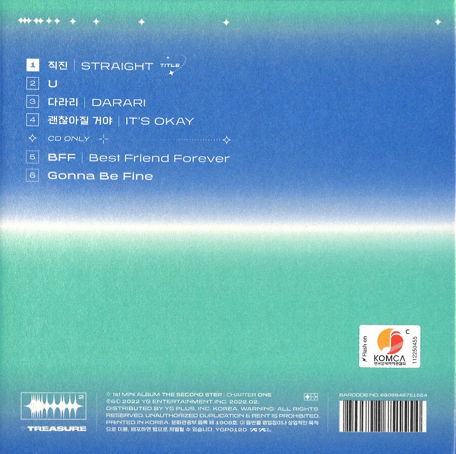 CD TREASURE THE SECOND STEP:CHAPTER ONE DIGIPACK ver. YOON JAEHYUK ...
