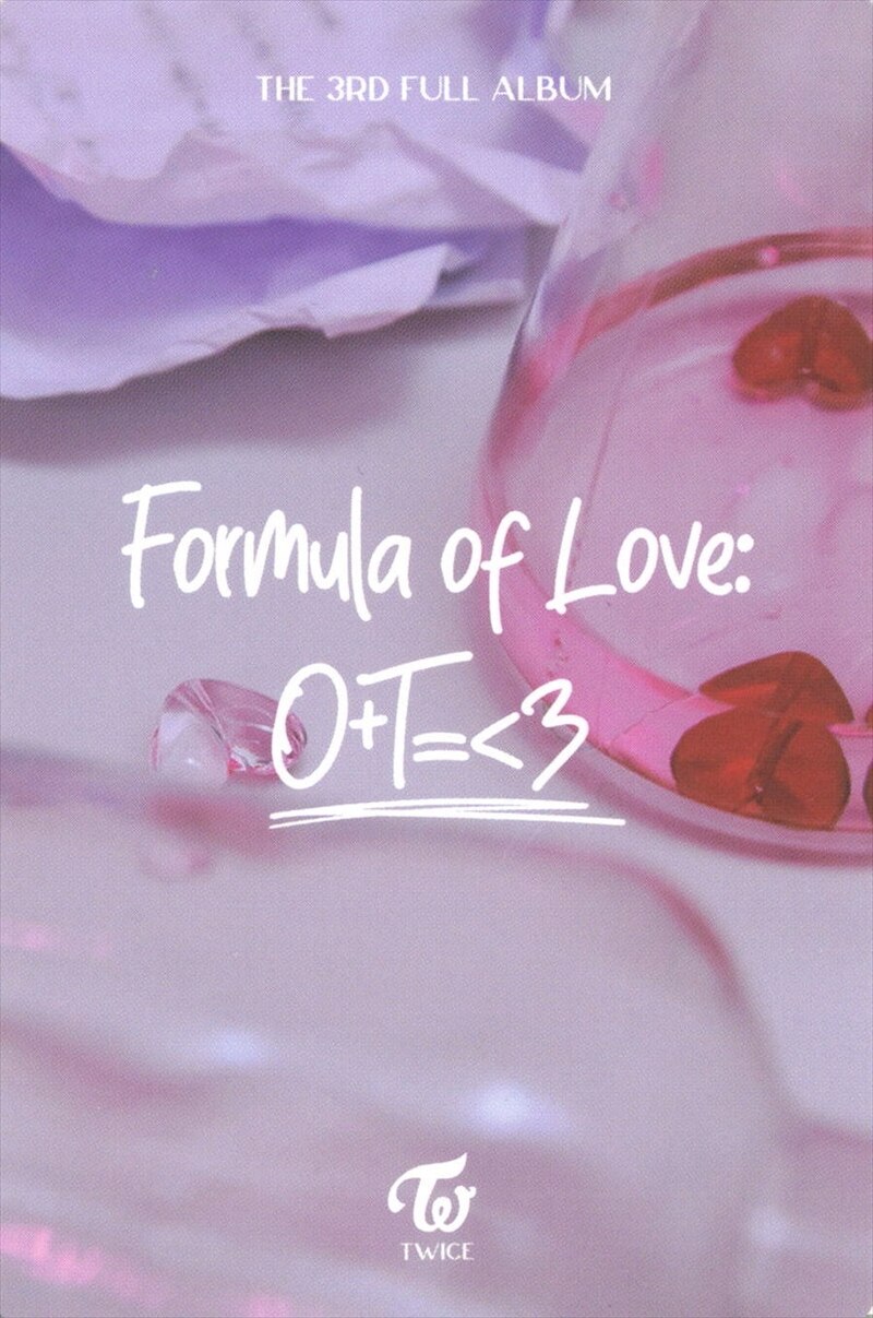 TWICE 予約特典 ナヨン Formula of Love:O+T=