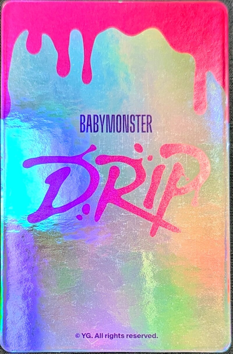 BABYMONSTER OFFICIAL MD RAMI DRIP トレカ D VER. | まんだらけ Mandarake