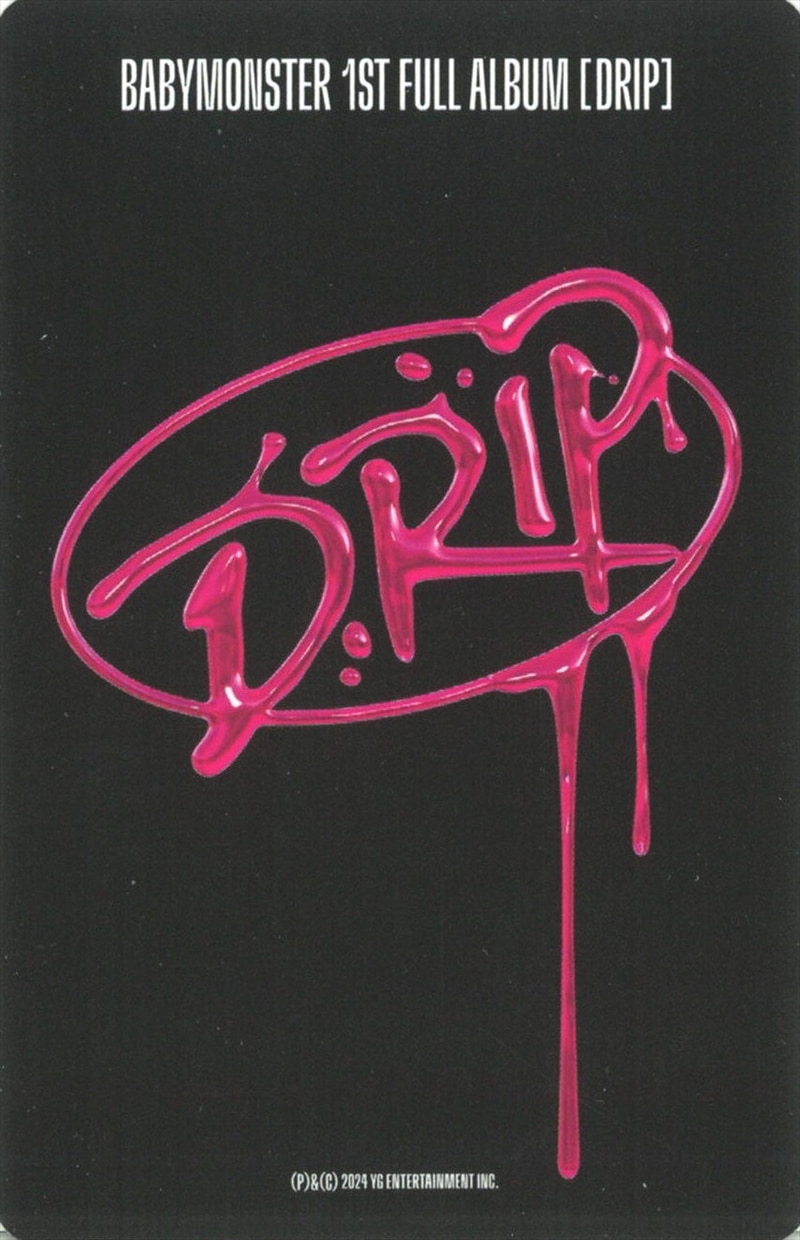 BABYMONSTER ZIP LOCK Ver. PHARITA DRIP トレカ | まんだらけ Mandarake