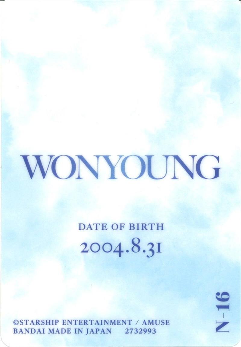 IVE スティックウエハース WONYOUNG プラカード N-16 | まんだらけ Mandarake