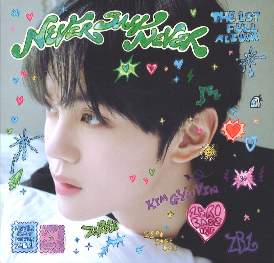 CD ZEROBASEONE GYU VIN NEVER SAY NEVER Digipack ver. *Disc surface scratches/book is damaged ...