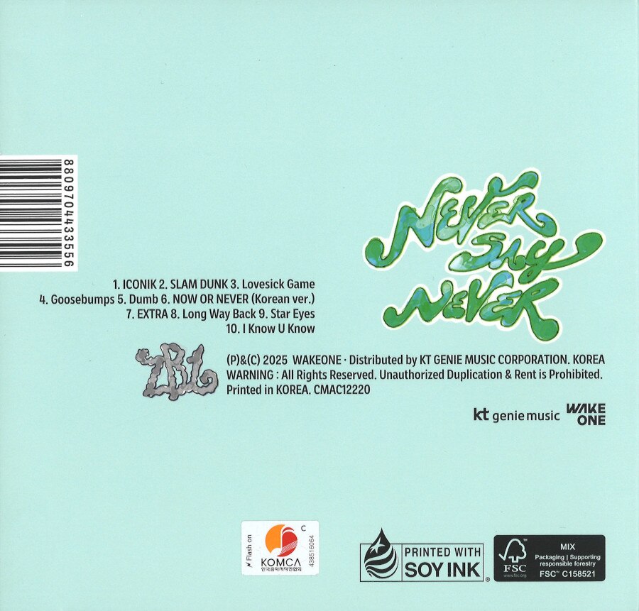 CD ZEROBASEONE GUN WOOK NEVER SAY NEVER Digipack ver. *book is damaged/case scratched, damaged ...