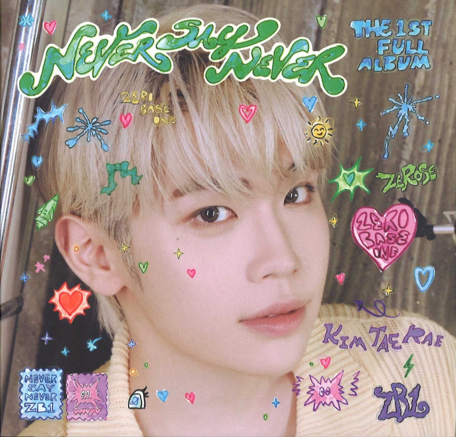 CD ZEROBASEONE TAE RAE NEVER SAY NEVER Digipack ver. *Disc surface scratches/Photobook damaged ...