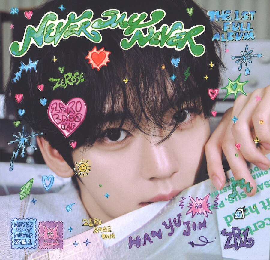 CD ZEROBASEONE YU JIN NEVER SAY NEVER Digipack ver. *Disc surface scratches/Photobook damaged ...