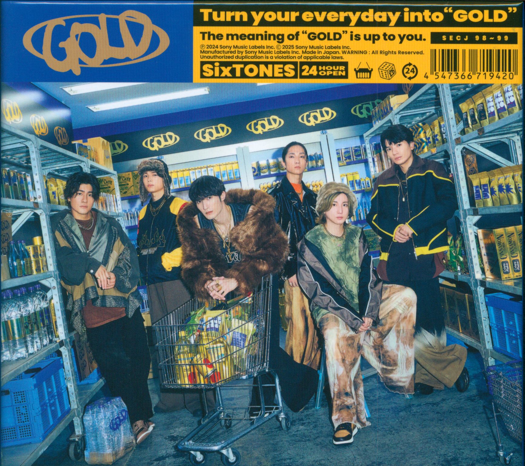 SixTONES Blu-ray付初回盤A GOLD | まんだらけ Mandarake