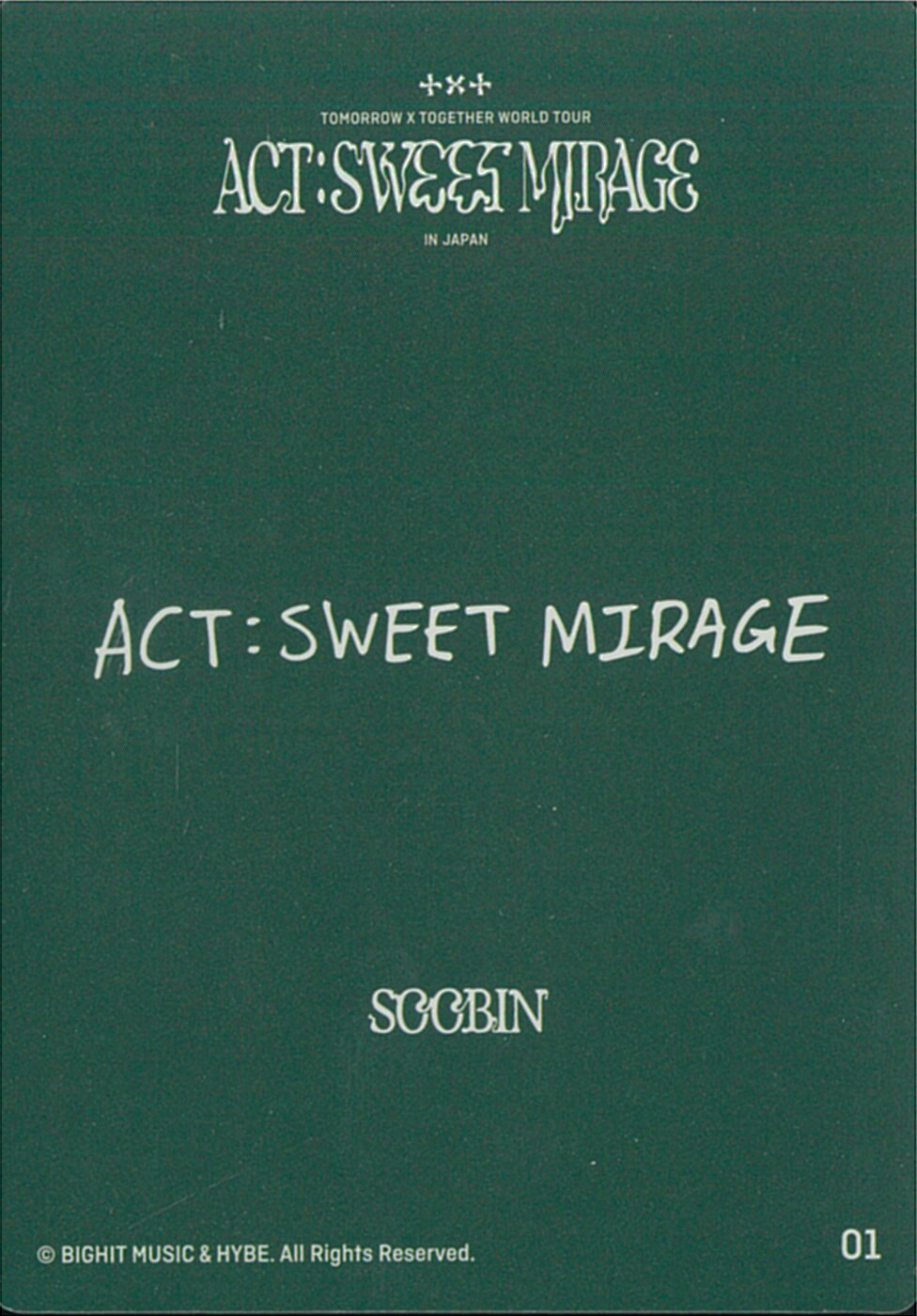 TXT SOOBIN 23年 ACT:SWEET MIRAGE IN JAPAN | まんだらけ Mandarake