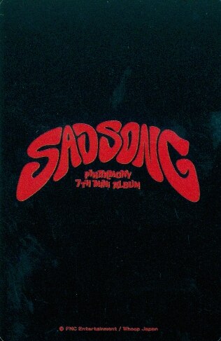 P1Harmony Whoop Japan THEO SAD SONG 黒 | まんだらけ Mandarake
