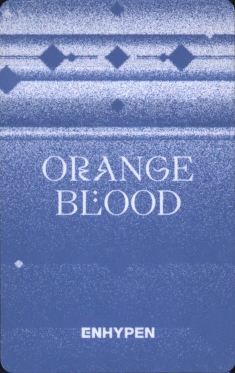 ENHYPEN Weverse JAPAN LD JAY ORANGE BLOOD 1 | まんだらけ Mandarake