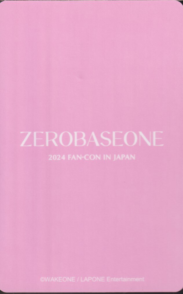ZEROBASEONE TAE RAE 2024 FAN-CON IN JAPAN | まんだらけ Mandarake