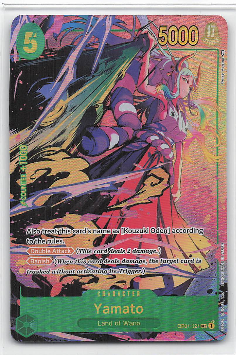 BANDAI ROMANCE DAWN OP01-121 ヤマト(英語版) パラレルSEC | まんだらけ Mandarake
