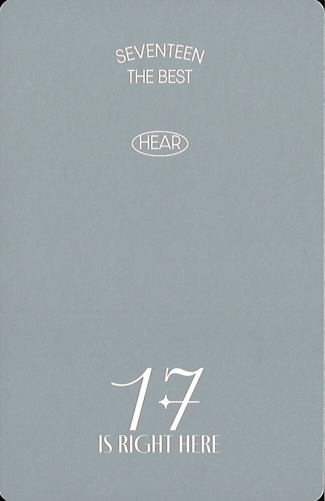 SEVENTEEN HEAR ver. DK 17 IS RIGHT HERE | まんだらけ Mandarake