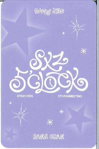 StrayKids STAY ZONE BangChan 2025 SKZ 5'CLOCK 2/15 | まんだらけ Mandarake