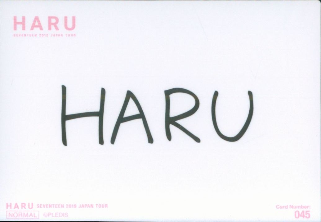 SEVENTEEN SEUNGKWAN 2019 HARU 45 | まんだらけ Mandarake