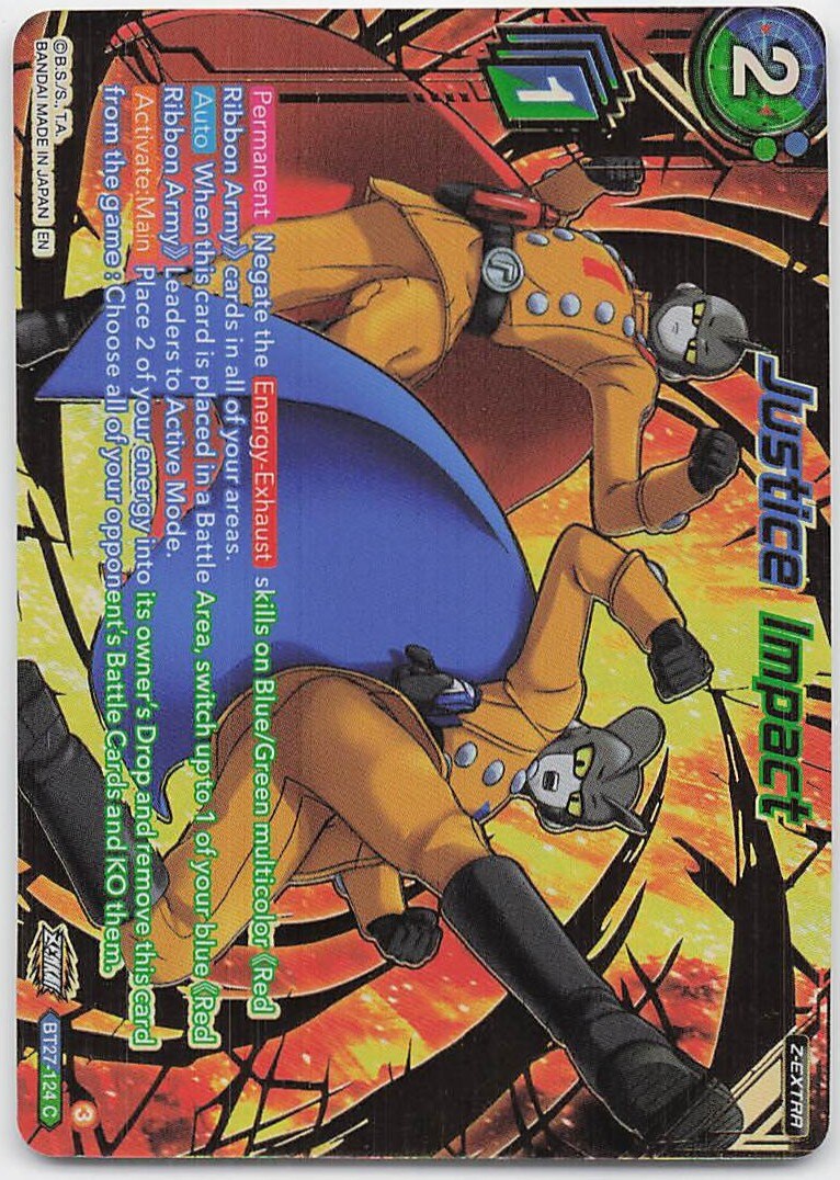 バンダイ HISTORY OF Z BT27-124 Justice Impact C | まんだらけ Mandarake