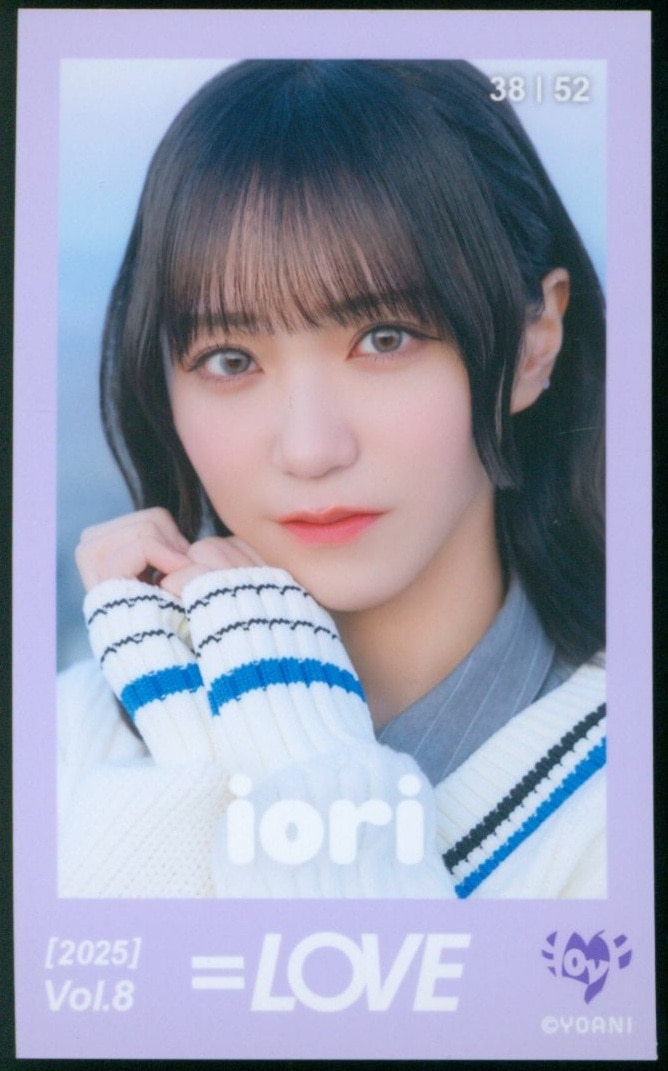 =LOVE 2025 VOL.8 野口衣織 ミニフォトカード 38/52 | まんだらけ Mandarake