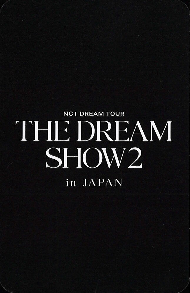 NCT DREAM NCT NATION会場限定 JAEMIN 2022 THE DREAM SHOW 2 In A DREAM in JAPAN | まんだらけ Mandarake