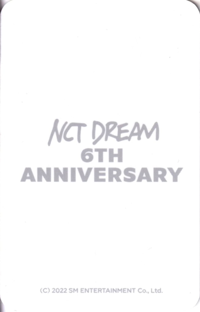 NCT DREAM RepackagePhotoCard RENJUN 6th Anniversary MD 4/4 | まんだらけ Mandarake