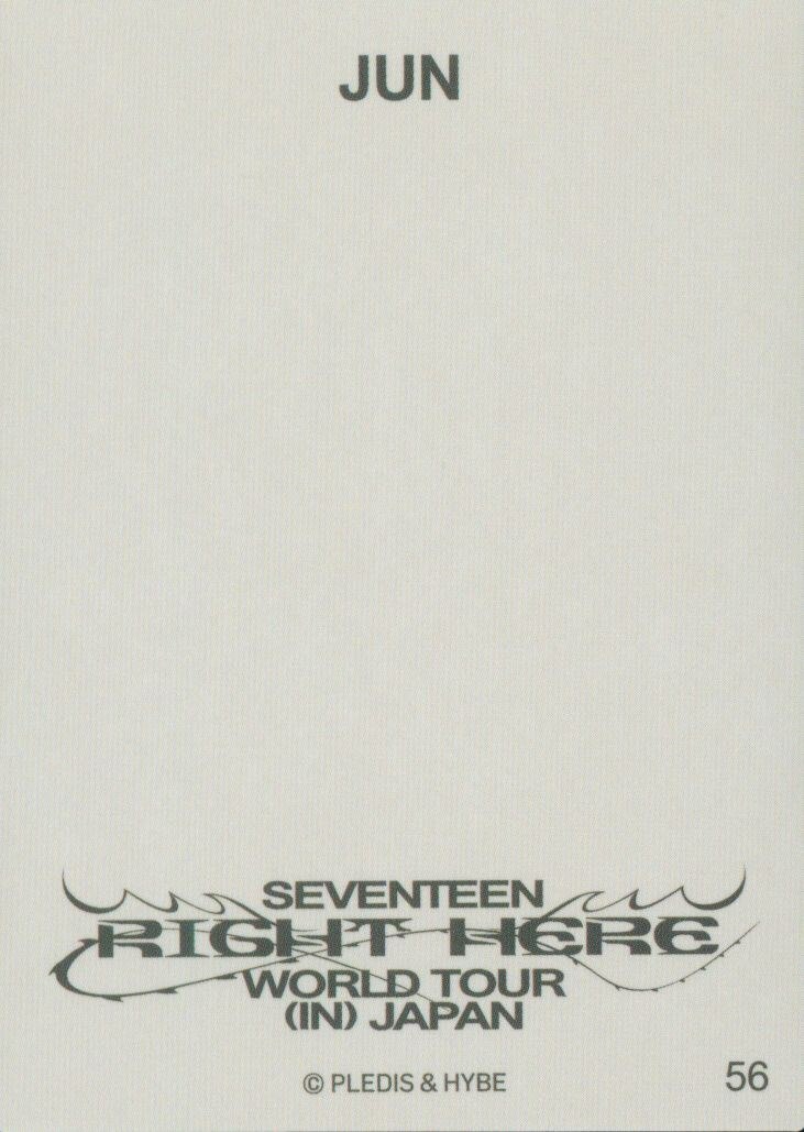 SEVENTEEN JUN 2024 RIGHT HERE JAPAN 56 | まんだらけ Mandarake