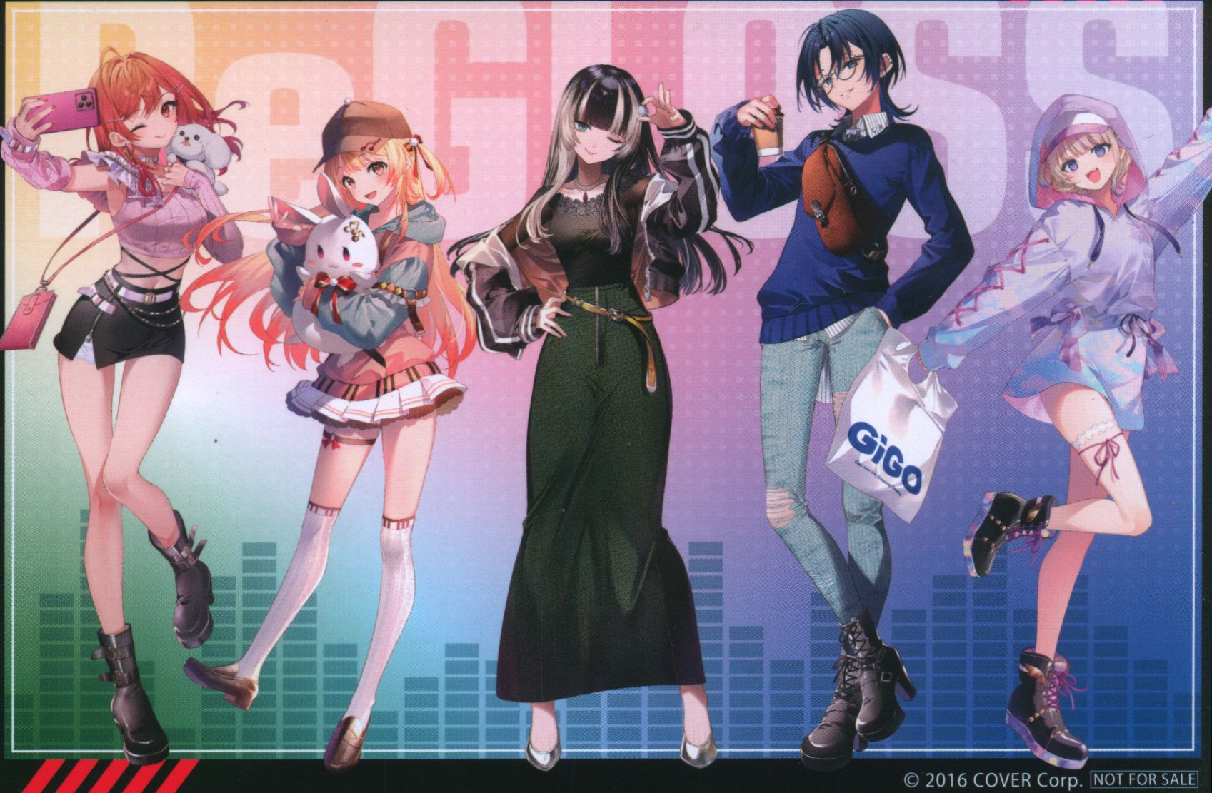 GiGO ReGLOSS×GiGOキャンペーン hololive DEV_IS 集合/ポストカード | まんだらけ Mandarake