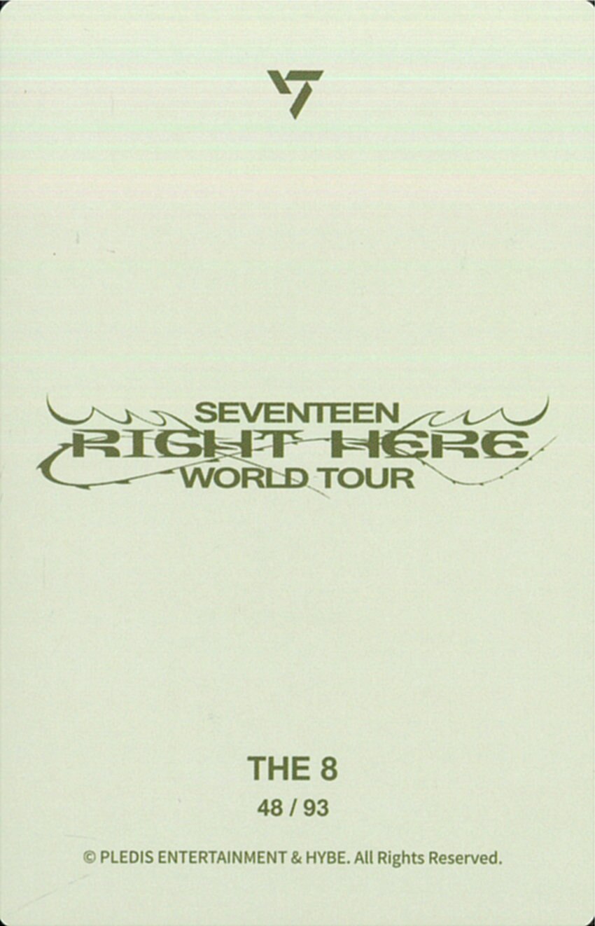 SEVENTEEN THE8 2024 RIGHT HERE 48 | まんだらけ Mandarake