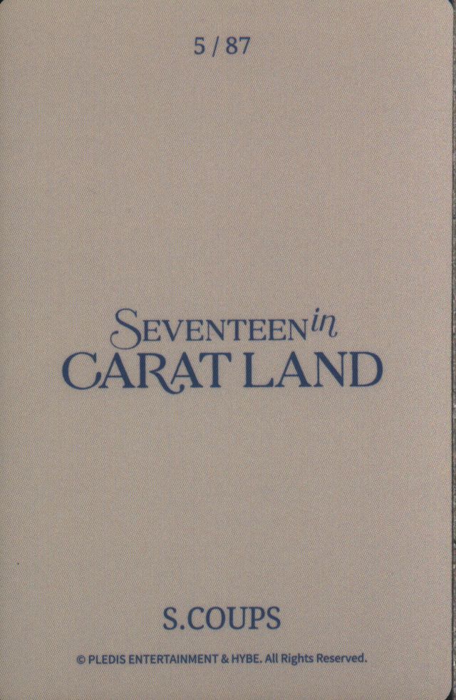 SEVENTEEN S.COUPS 2024 CARAT LAND 5/87 | まんだらけ Mandarake