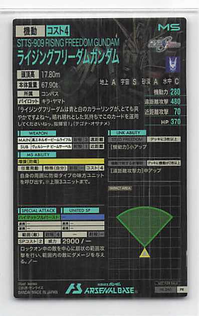ガンダムアーセナルベース プロモ ライジングフリーダムガンダム PR-260 | まんだらけ Mandarake