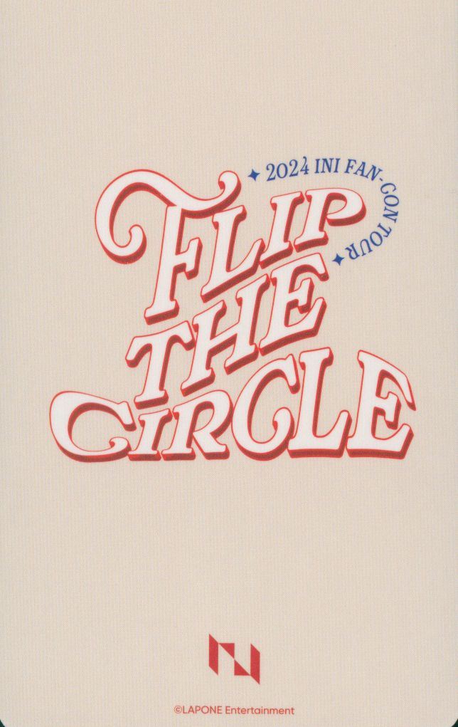 INI 木村柾哉 2024 FLIP THE CIRCLE 75 | まんだらけ Mandarake