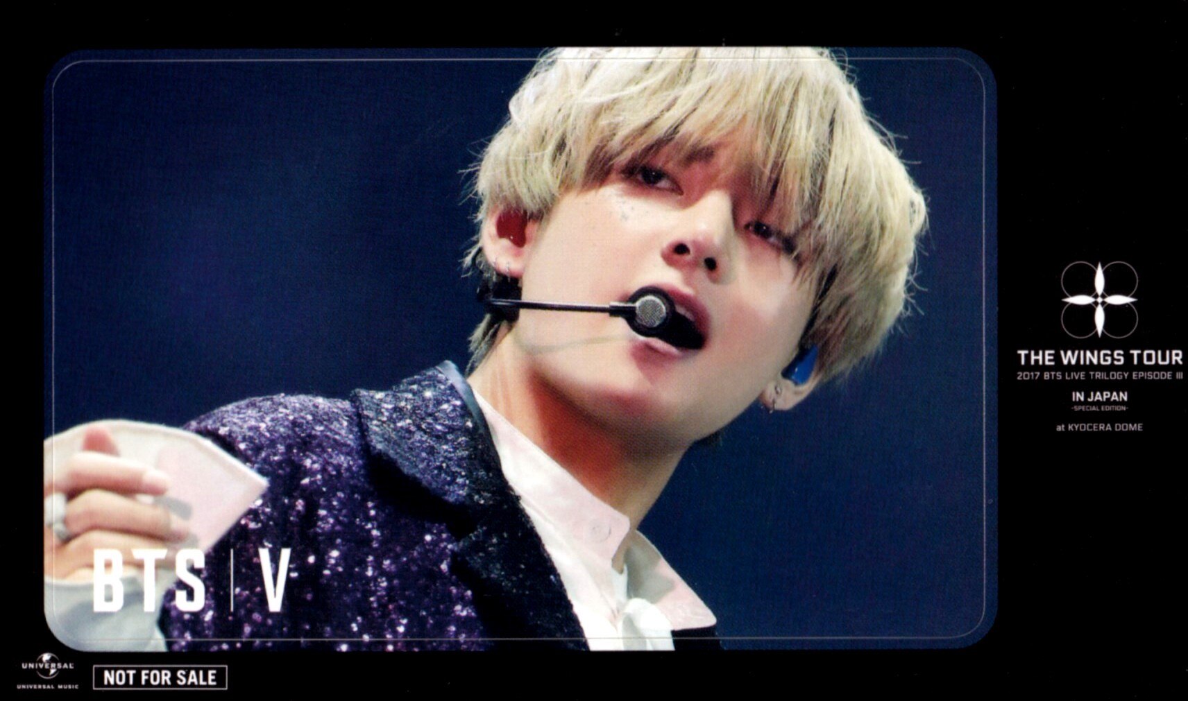 BTS 2017 WINGS TOUR EPISODE III V sticker | Mandarake Online Shop