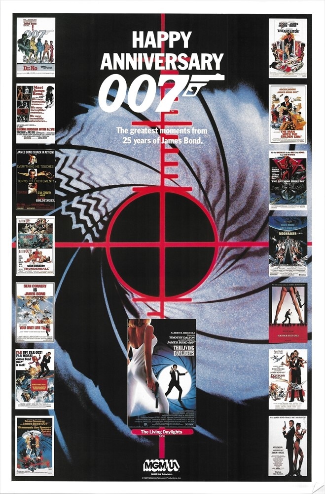 MGM 特典用 HAPPY ANNIVERSARY 007 A1ポスター | まんだらけ Mandarake