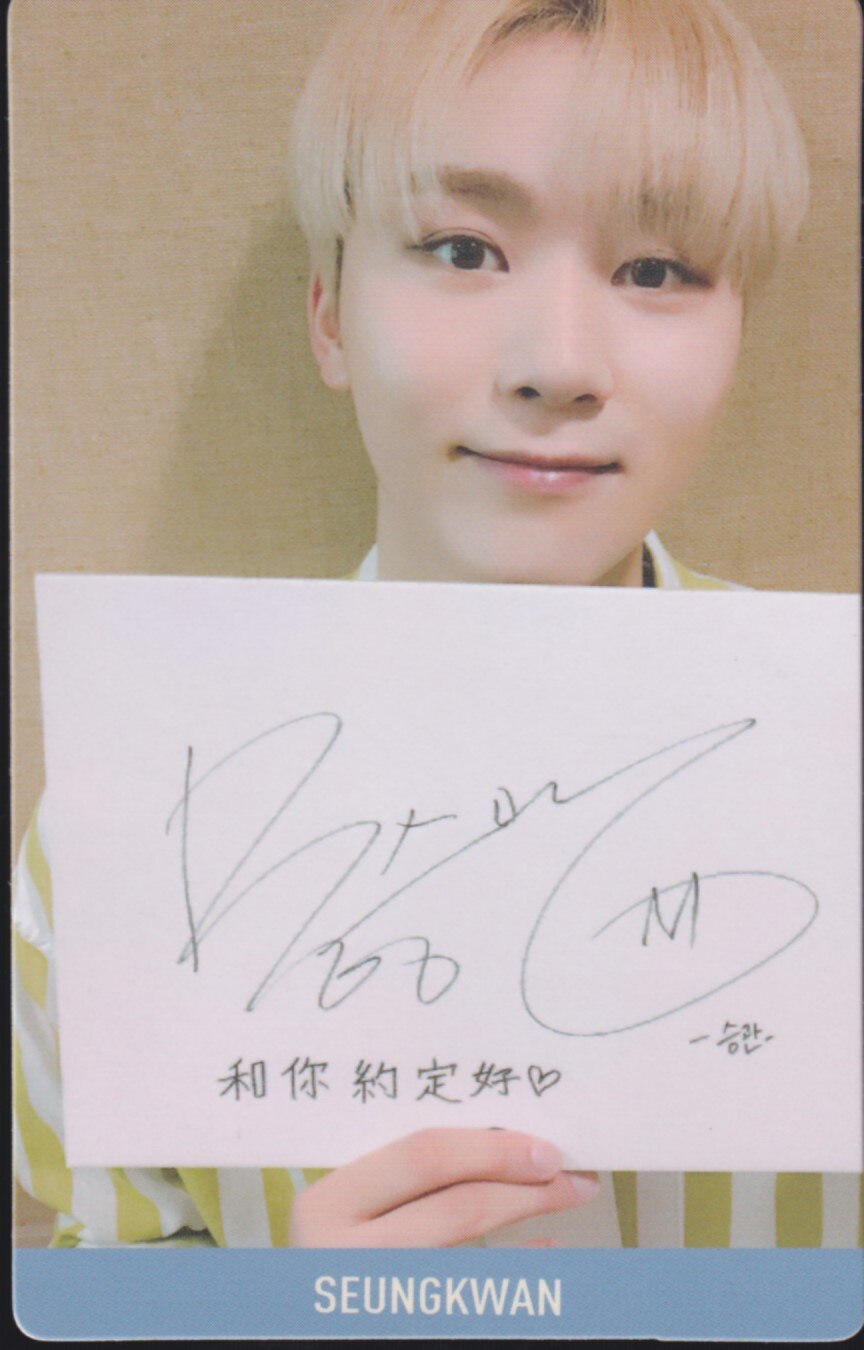 SEVENTEEN 台湾独占盤 SEUNGKWAN YOU MAKE MY DAY | まんだらけ Mandarake