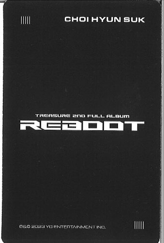 TREASURE DIGIPACK ver. HYUNSUK REBOOT | まんだらけ Mandarake