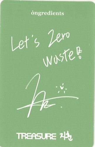 TREASURE JIHOON ongredients×TREASURE 第5弾 | まんだらけ Mandarake