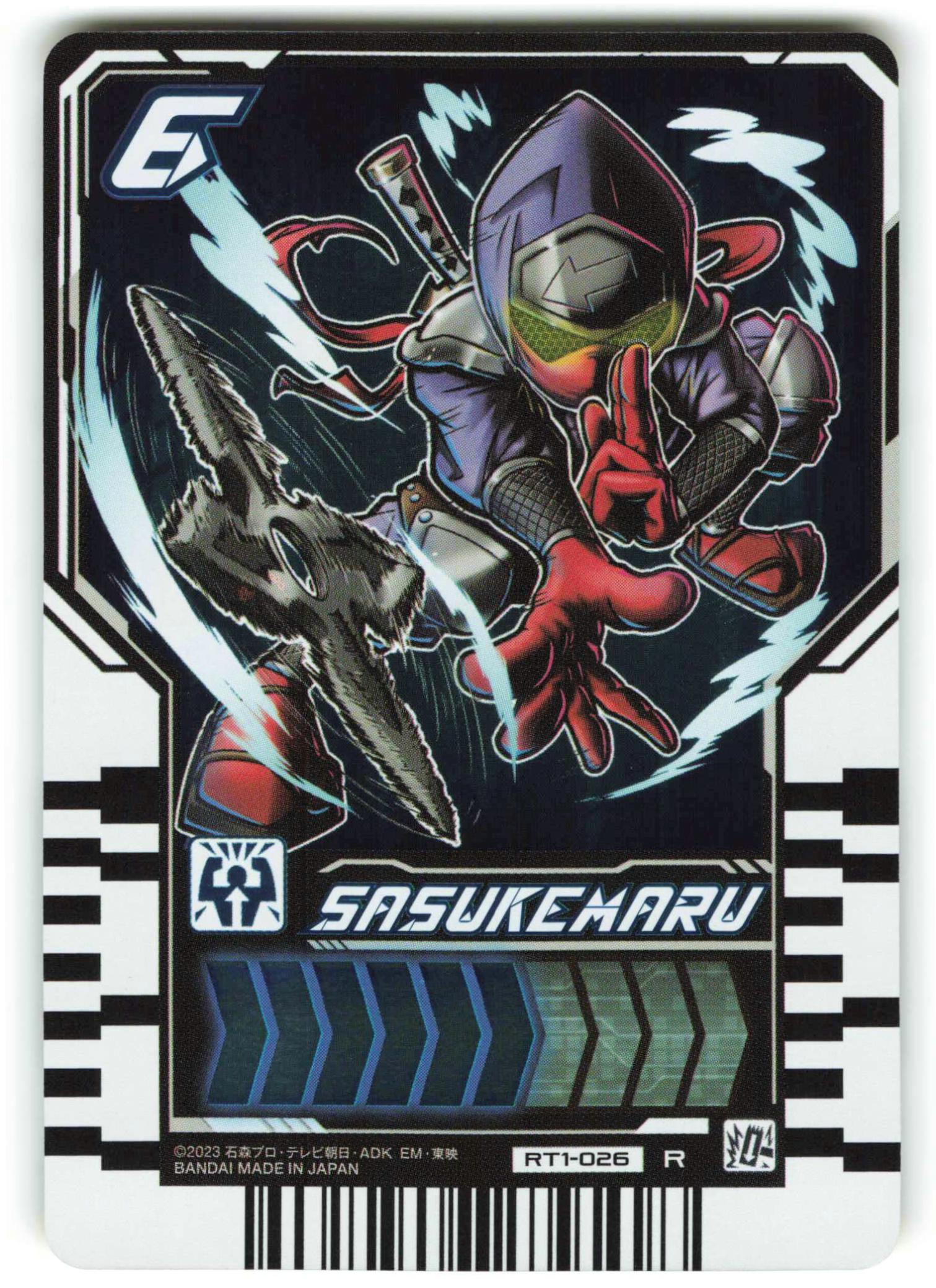 BANDAI Ride Chemie Trading Card PHASE:01 SASUKEMARU(R) RT1-026 | Mandarake Online Shop