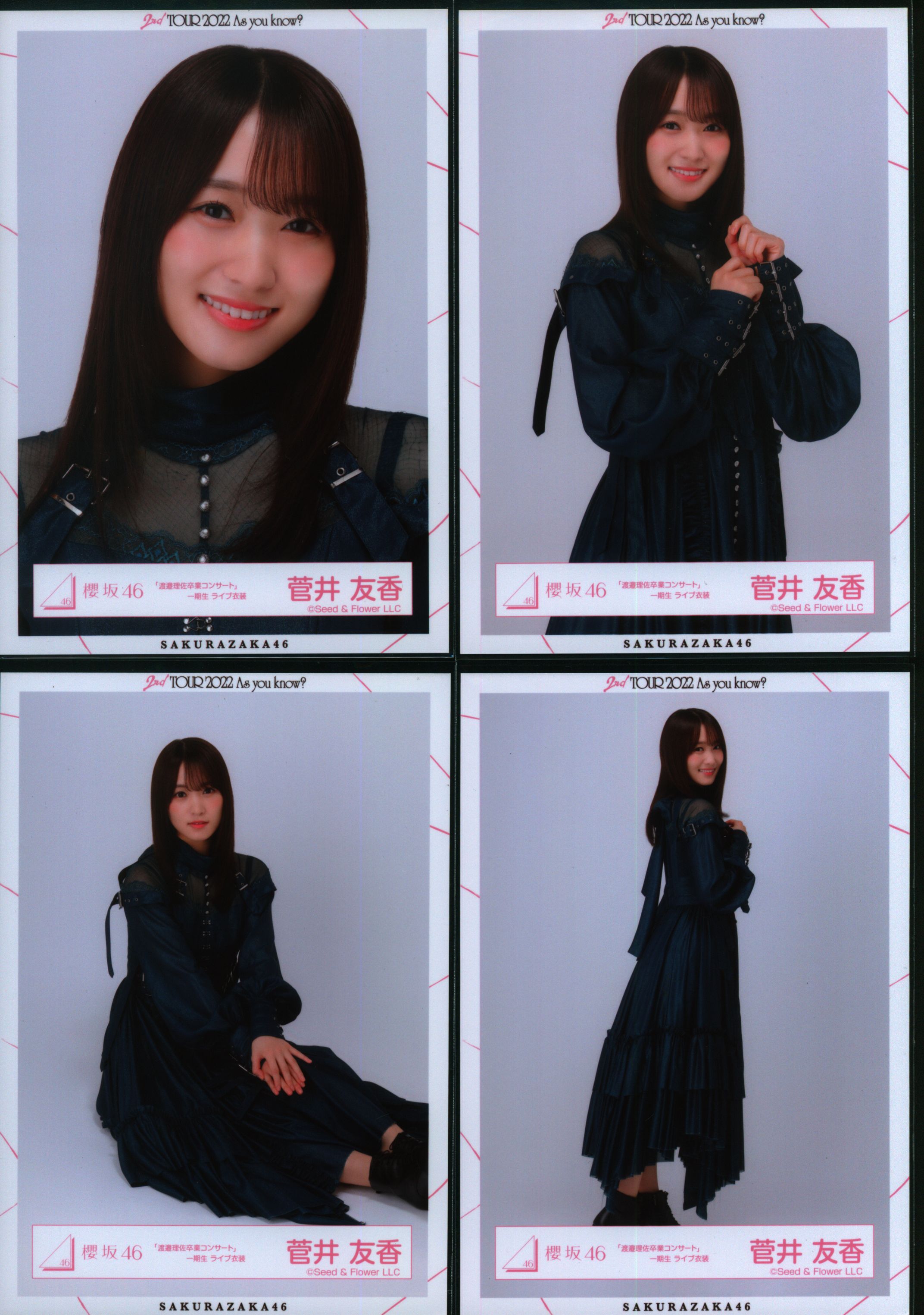 櫻坂46 2nd TOUR 2022 As you know? 菅井友香 2022年ライブ衣装(渡邉理佐卒業コンサート) コンプ | まんだらけ Mandarake
