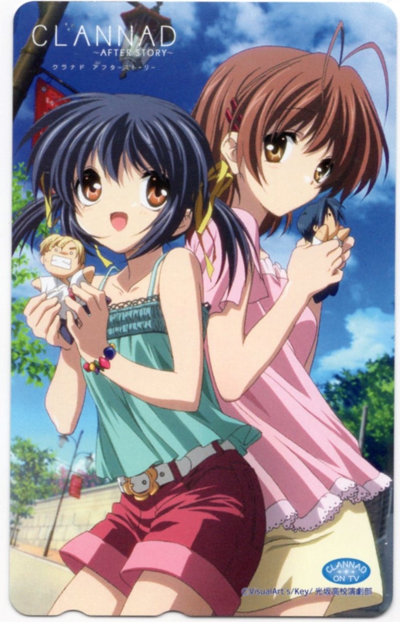 Clannad -AFTER STORY- Nagisa and Mei Telephone Card (Teleca) | MANDARAKE 在线商店