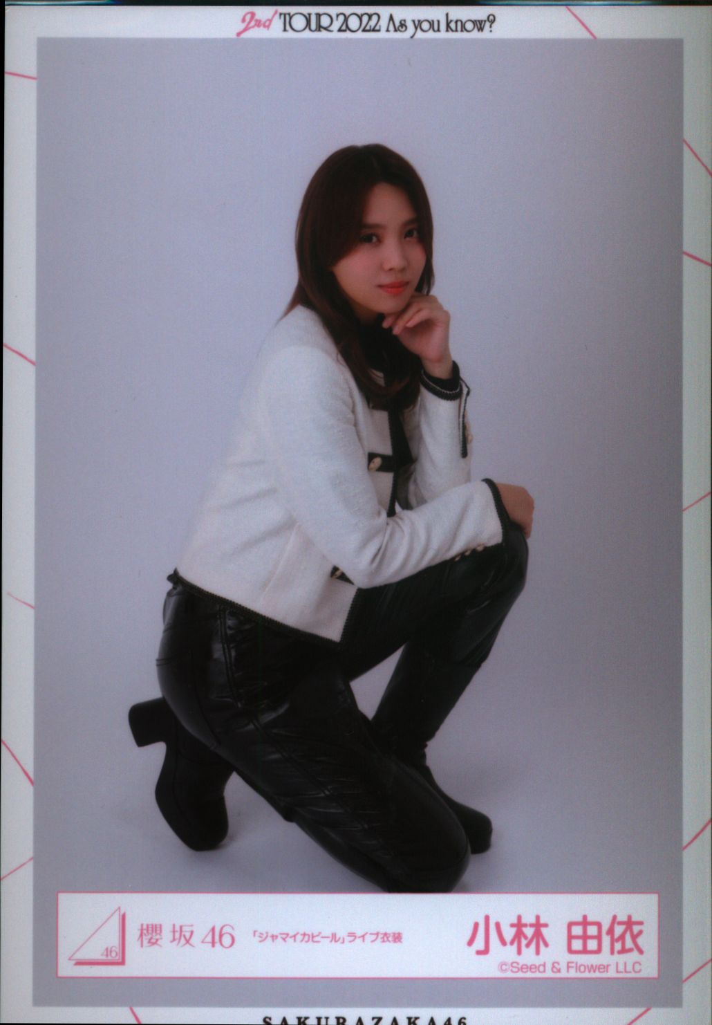櫻坂46 2nd TOUR 2022 As you know? 小林由依 2022年ライブ衣装(ジャマイカビール) 座り | まんだらけ Mandarake