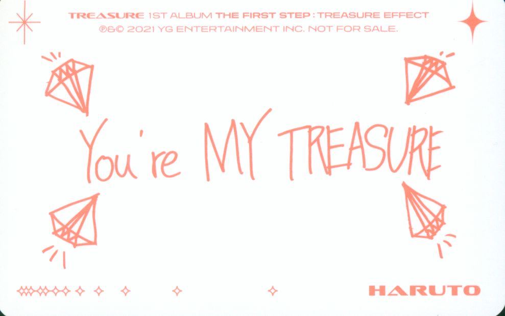 TREASURE ORANGEver. HARUTO 4)THE FIRST STEP:TREASURE EFFECT セルカ | まんだらけ Mandarake