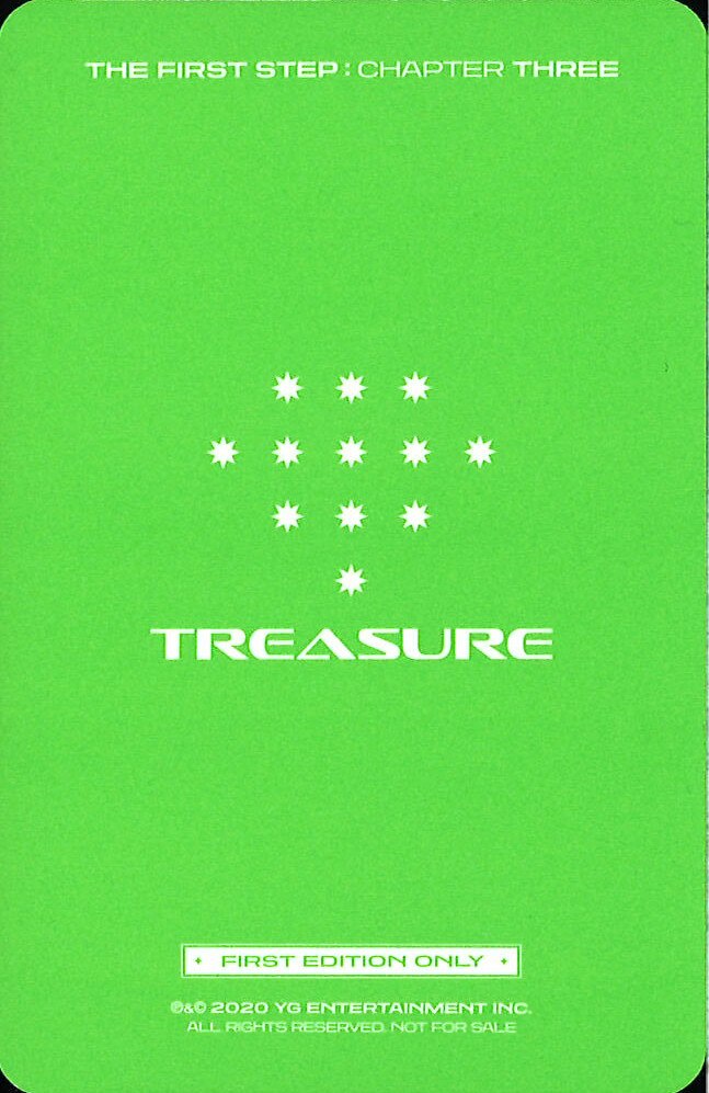 TREASURE SO JUNG HWAN 3)THE FIRST STEP:CHAPTER THREE 初回限定盤 トレーディングカード *イタミ | まんだらけ Mandarake