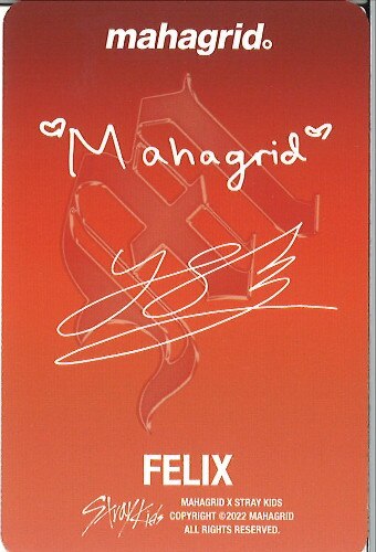 StrayKids FELIX MAHAGRID ver3 | まんだらけ Mandarake