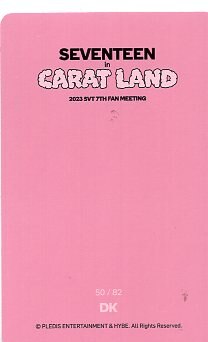 SEVENTEEN DK CARAT LAND 2023 50/82 | まんだらけ Mandarake