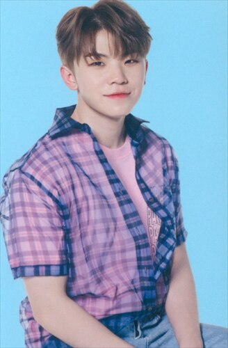 SEVENTEEN WOOZI The SAEM 青背景 | まんだらけ Mandarake