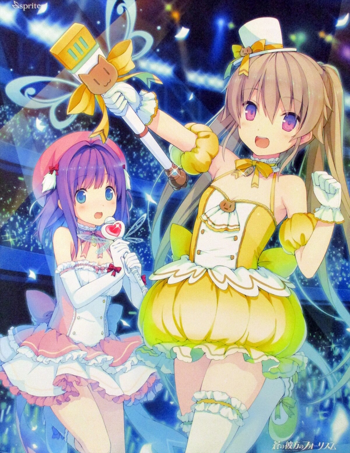 sprite spriteLIVE 真白&莉佳WスエードB2タペストリー | まんだらけ Mandarake